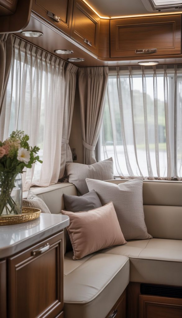 30 Elegant RV Decorating Ideas for a Luxurious Feel - rvshowoff.com