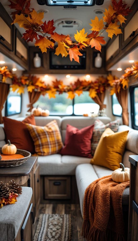 21 Fall RV Decorating Ideas for a Cozy Atmosphere - rvshowoff.com