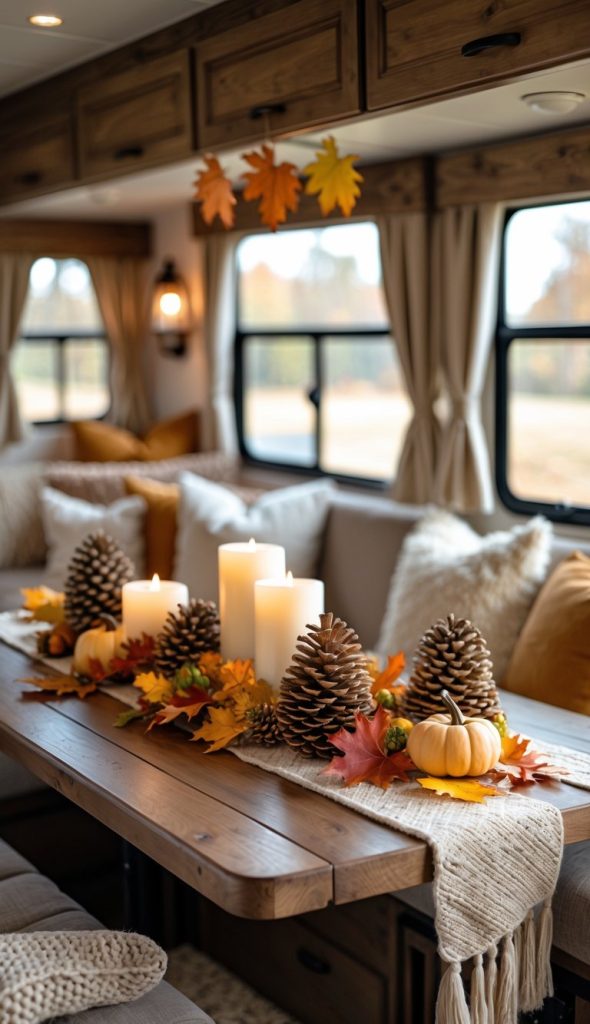21 Fall RV Decorating Ideas for a Cozy Atmosphere - rvshowoff.com