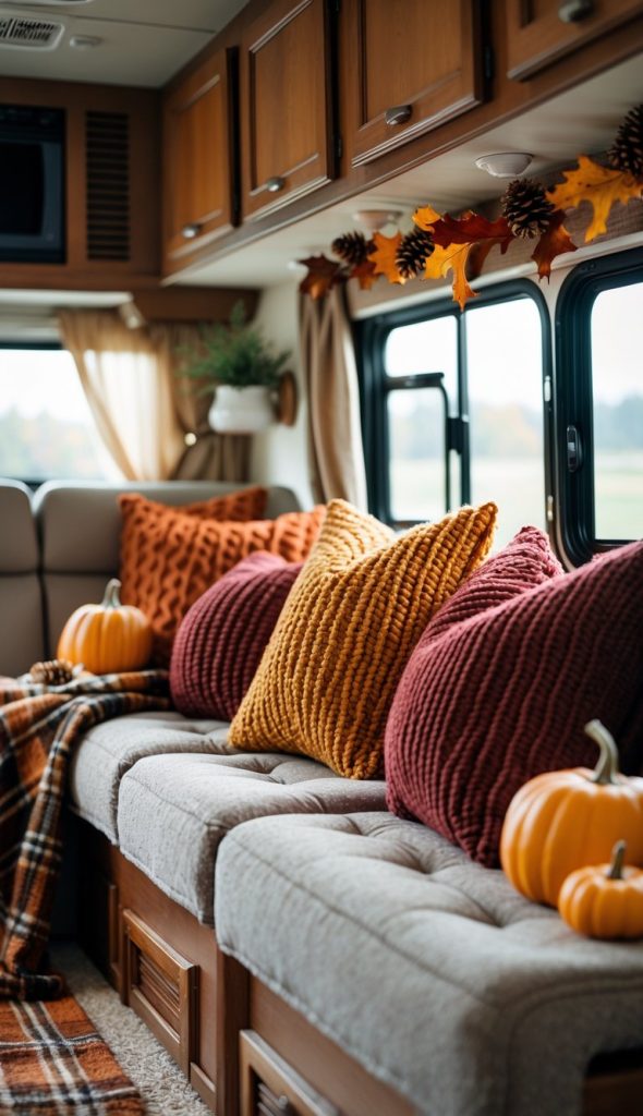 21 Fall RV Decorating Ideas for a Cozy Atmosphere - rvshowoff.com
