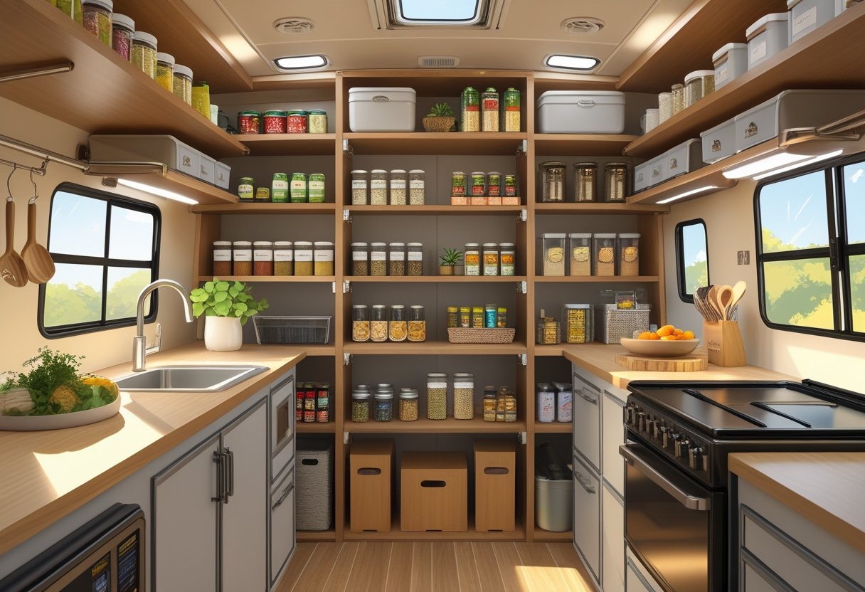 7 Genius Ways to Organize Your RV Pantry - rvshowoff.com