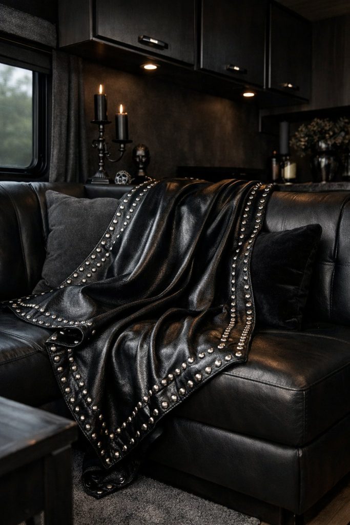 25 Goth RV Decorating Ideas for a Dark and Stylish Space - rvshowoff.com
