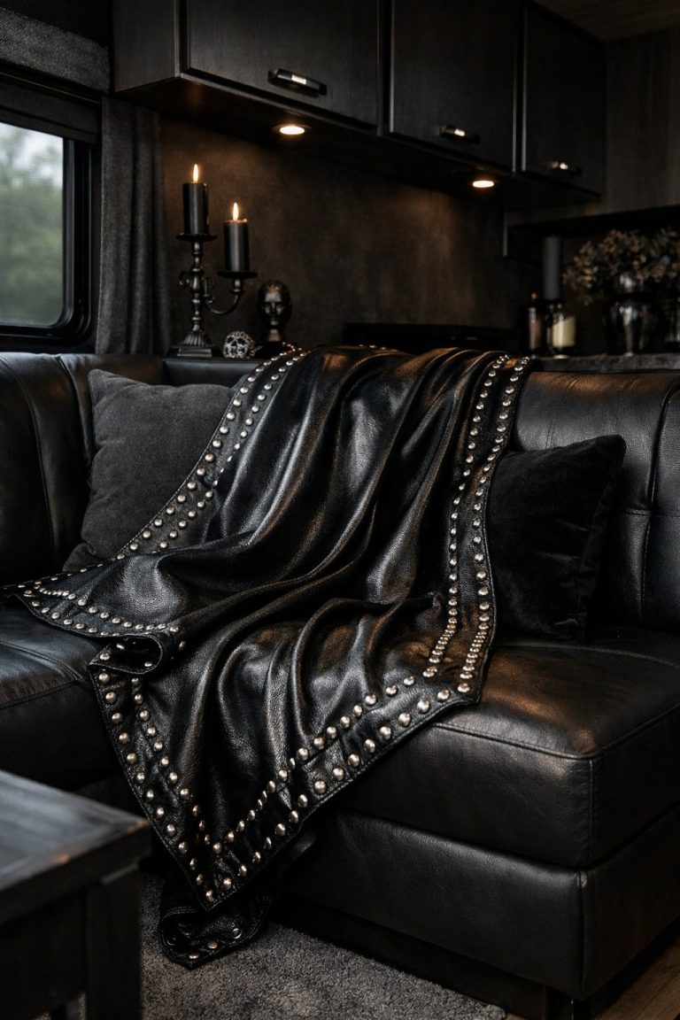 25 Goth RV Decorating Ideas for a Dark and Stylish Space - rvshowoff.com