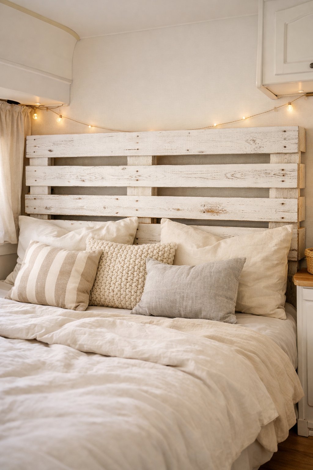 8 Creative Headboard Ideas for Your Shabby Chic Camper Bed — Cozy ...
