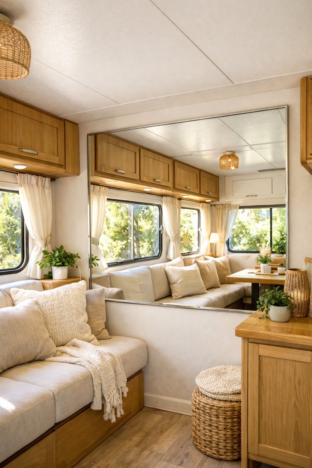 7 Ways to Use Mirrors to Make Your Camper Feel Bigger & Brighter ...