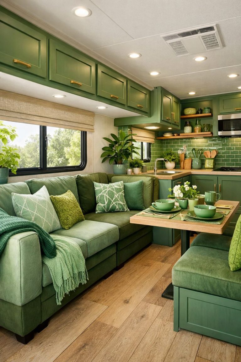 10 Green Color Schemes for Your RV Interior - rvshowoff.com