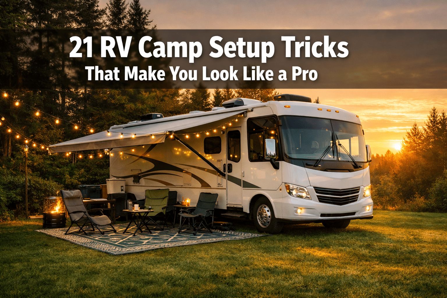 21 RV Camp Setup Tricks That Make You Look Like a Pro